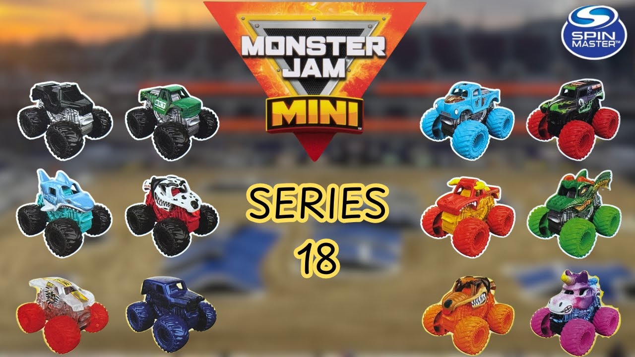COMPLETE MONSTER JAM MINI SERIES 18 FOUND AT FIVE BELOW!! - YouTube