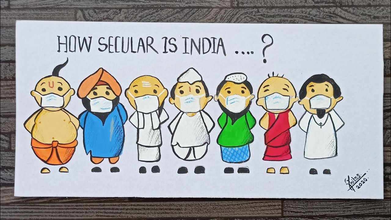 CORONAVIRUS AWARENESS PAINTING | SECULAR INDIA PAINTING | CORONAVIRUS ...