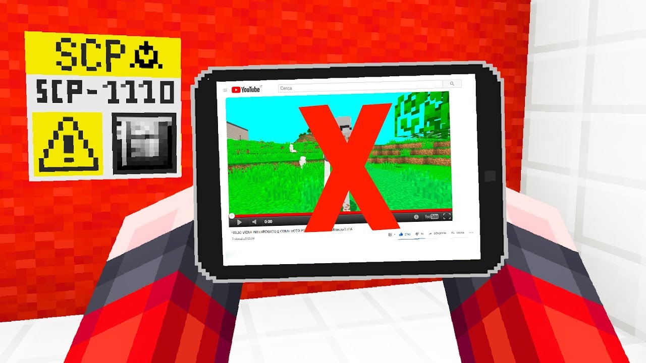 NON GUARDARE QUESTO VIDEO!!! - SCP 1110 - A CACCIA DI SCP - Minecraft ...