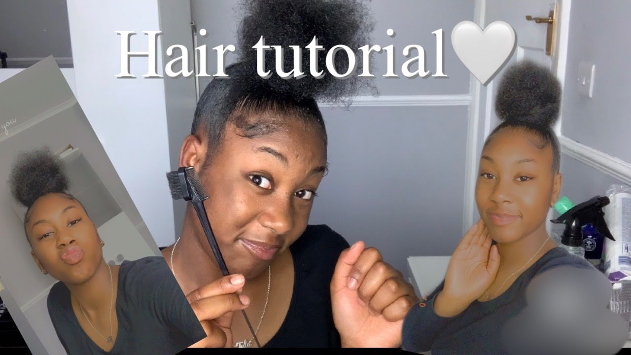 Top Knot Bun on 4A/4B Hair!🤍 - YouTube