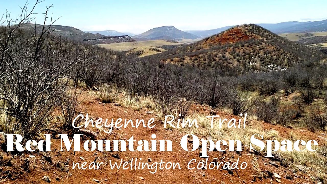 High Desert Scenery, Panoramic Views - Cheyenne Rim Loop Red Mountain ...
