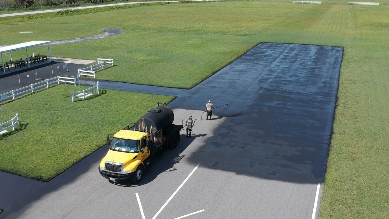 Venice RC Runway Sealing - YouTube