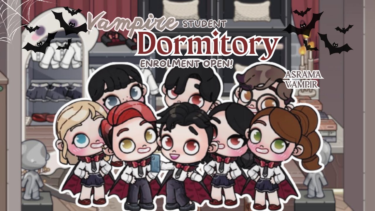 DORMITORY FOR VAMPIRE STUDENTS 🦇 | TOUR | AVATAR WORLD PAZU (ENG/INDO ...