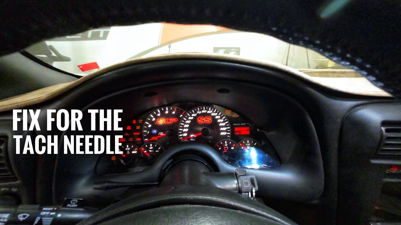 Custom gauge overlay part 2 - Fix for the tach needle. - YouTube