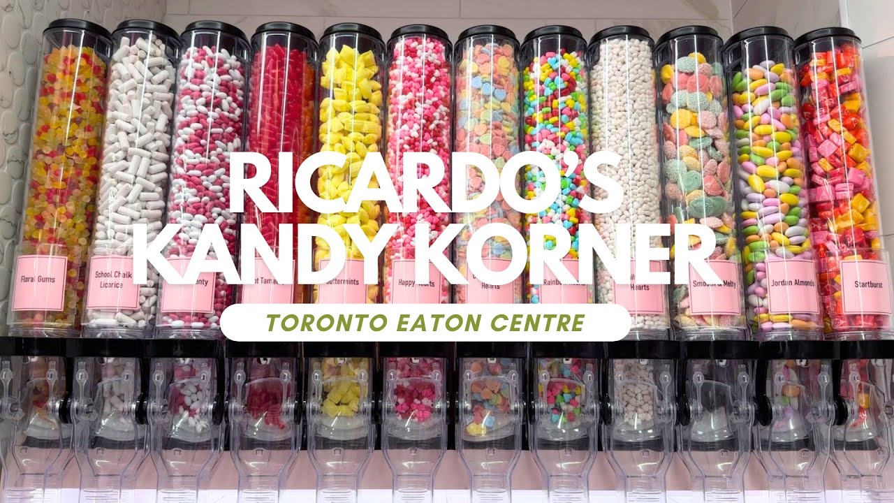 Ricardo's Kandy Korner is now open at the Toronto Eaton Centre - YouTube