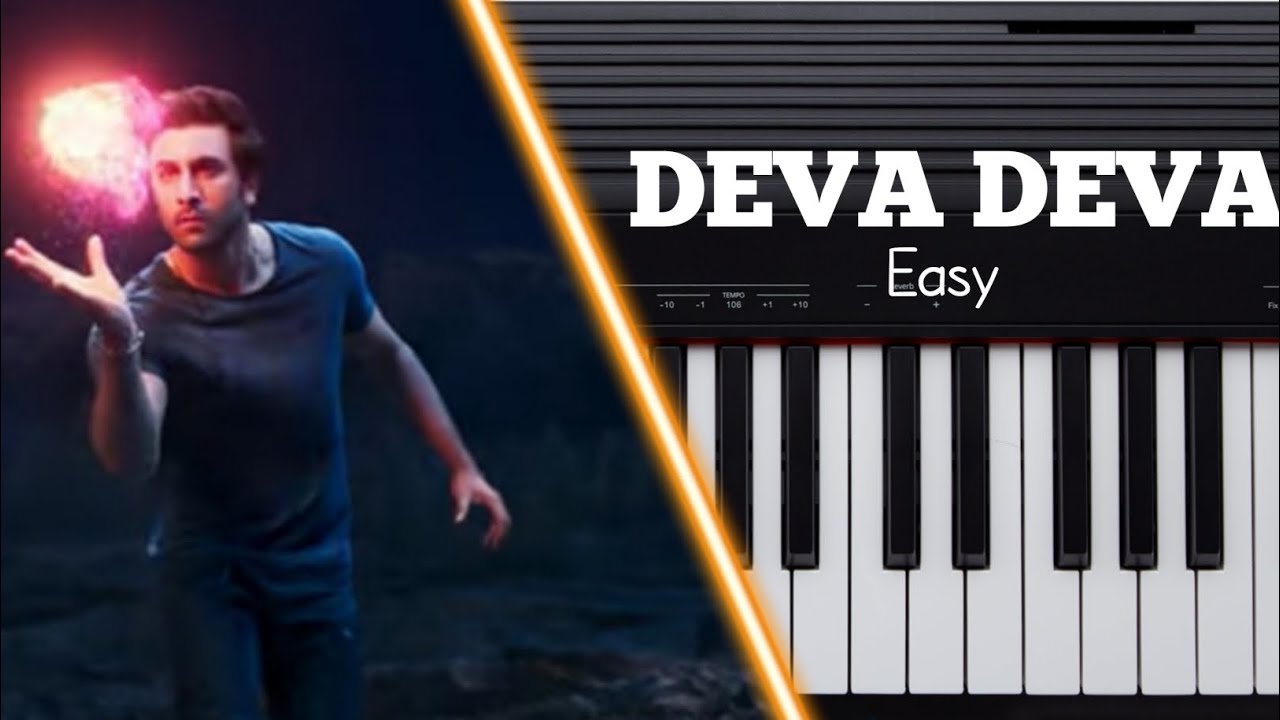 Deva Deva Song On Piano For Beginners | Easy | Learn In 1 Min | TnsPiano | - YouTube