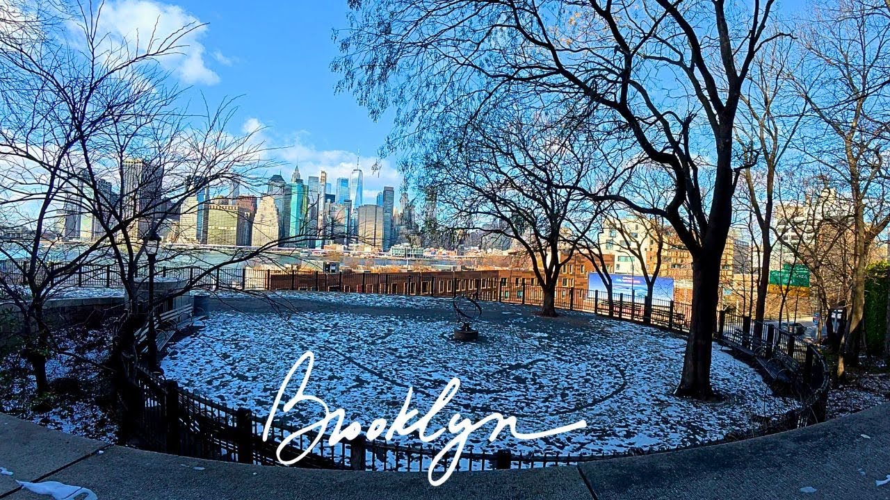 Brooklyn Heights Promenade 🌆 New York Manhattan Skyline View 🗽 NYC ...