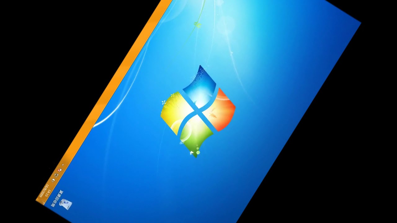 Windows 7 Crazy Error in Spin Effect - YouTube