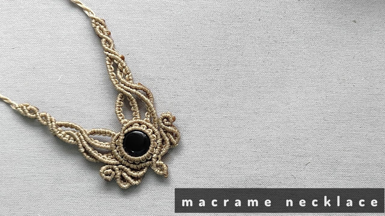 macrame tutorial|Necklace tutorial step by step | tutorial for ...