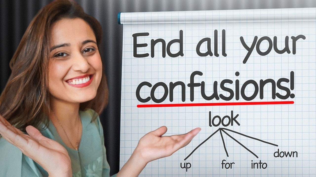 6 "LOOK" Phrasal Verbs: "look up", "look for", "look into"... [Test PDF ...