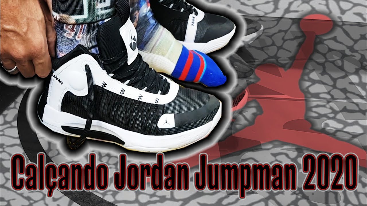 Calçando + On Feet Jordan Jumpman 2020 - YouTube