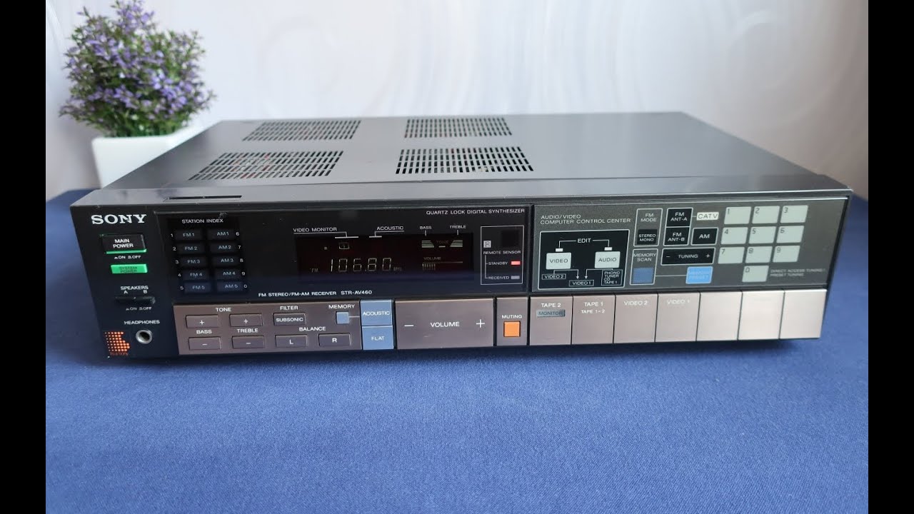 Sony STR-AV460. Коротка демонстрація роботи для покупця. - YouTube