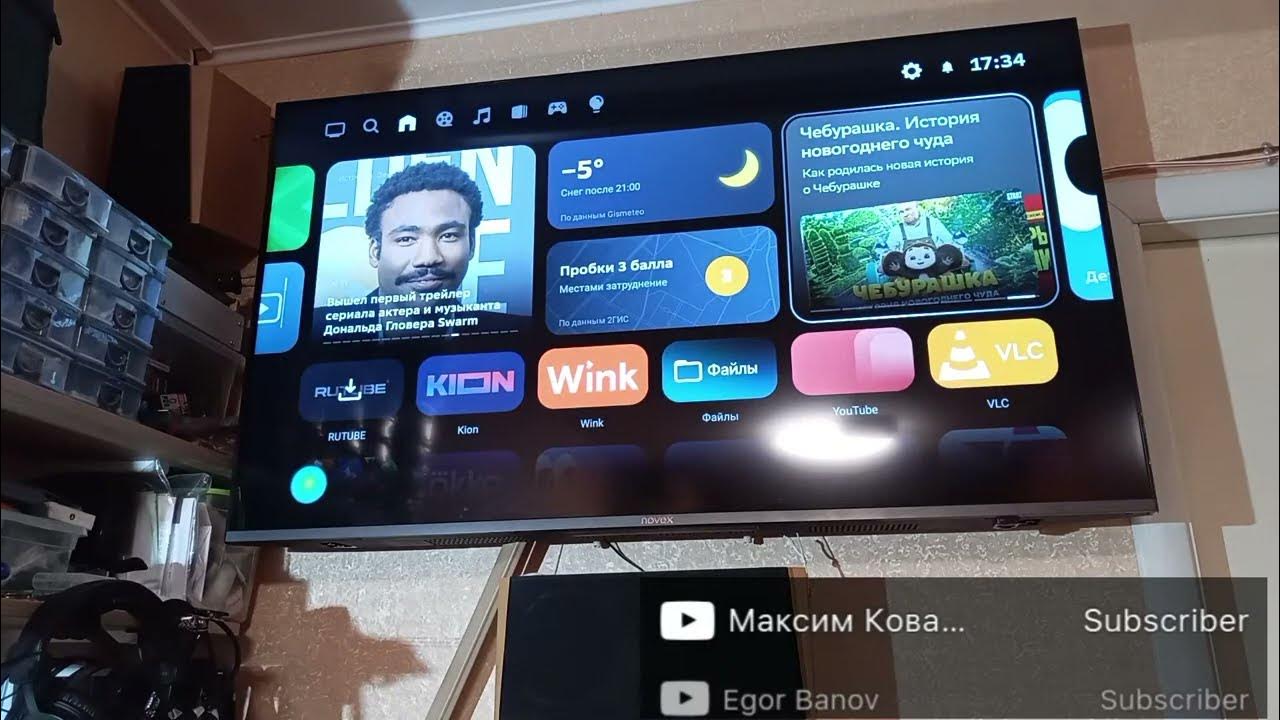 Стрим с Oscal S80/1080 про 4К ТВ Novex NWX-50U169TSS + разное - YouTube