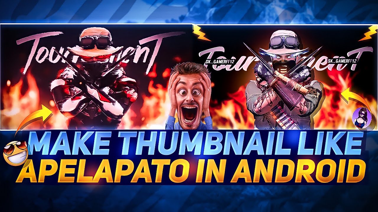 How To Make Thumbnail Like @ApelapatoGo || Apelapato Jasa Thumbnail ...