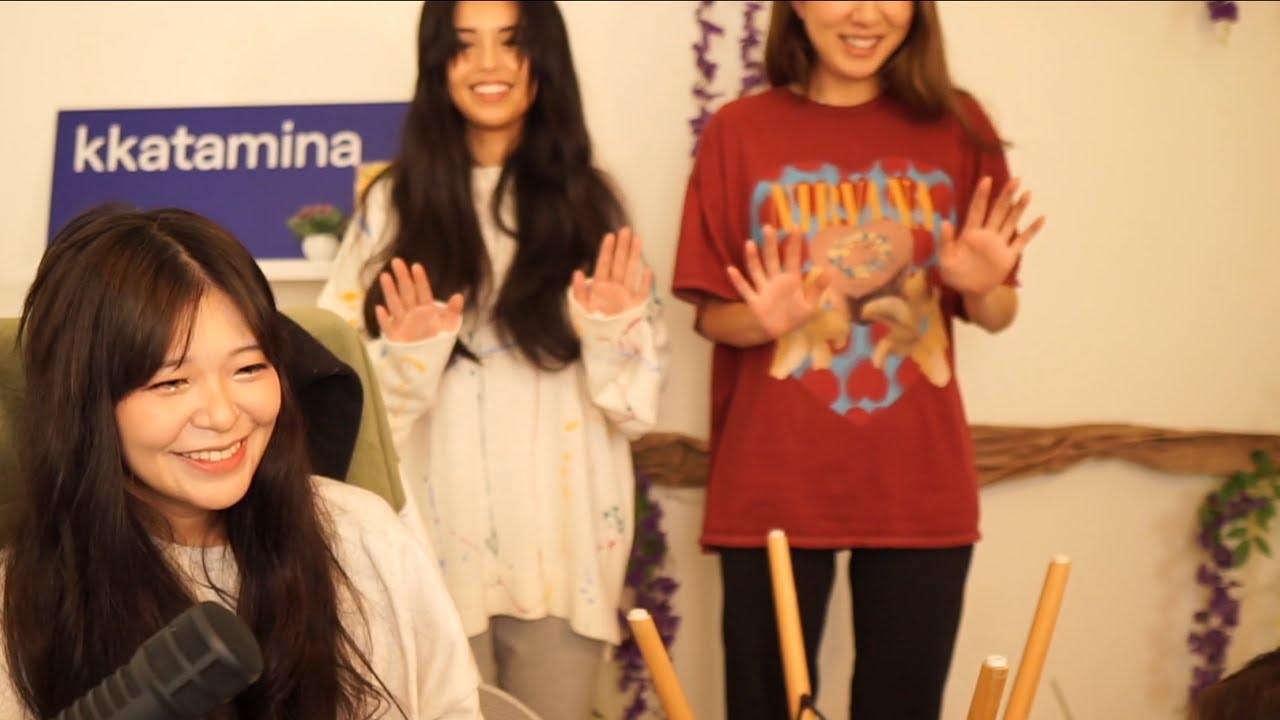 Valkyrae & Fuslie Practice Their Lethal Company Dance - YouTube