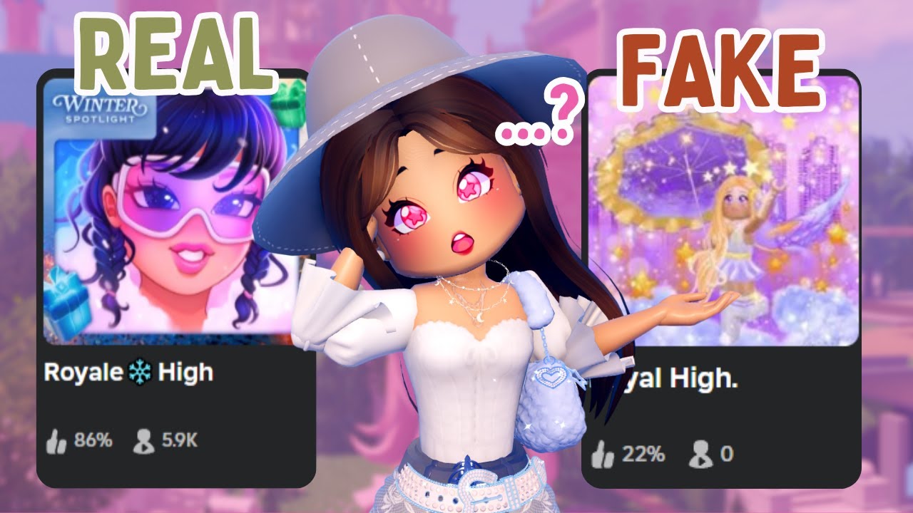 I PLAYED FAKE ROYALE HIGH GAMES IN ROBLOX 🏰🎮 // Royale High Roblox ...
