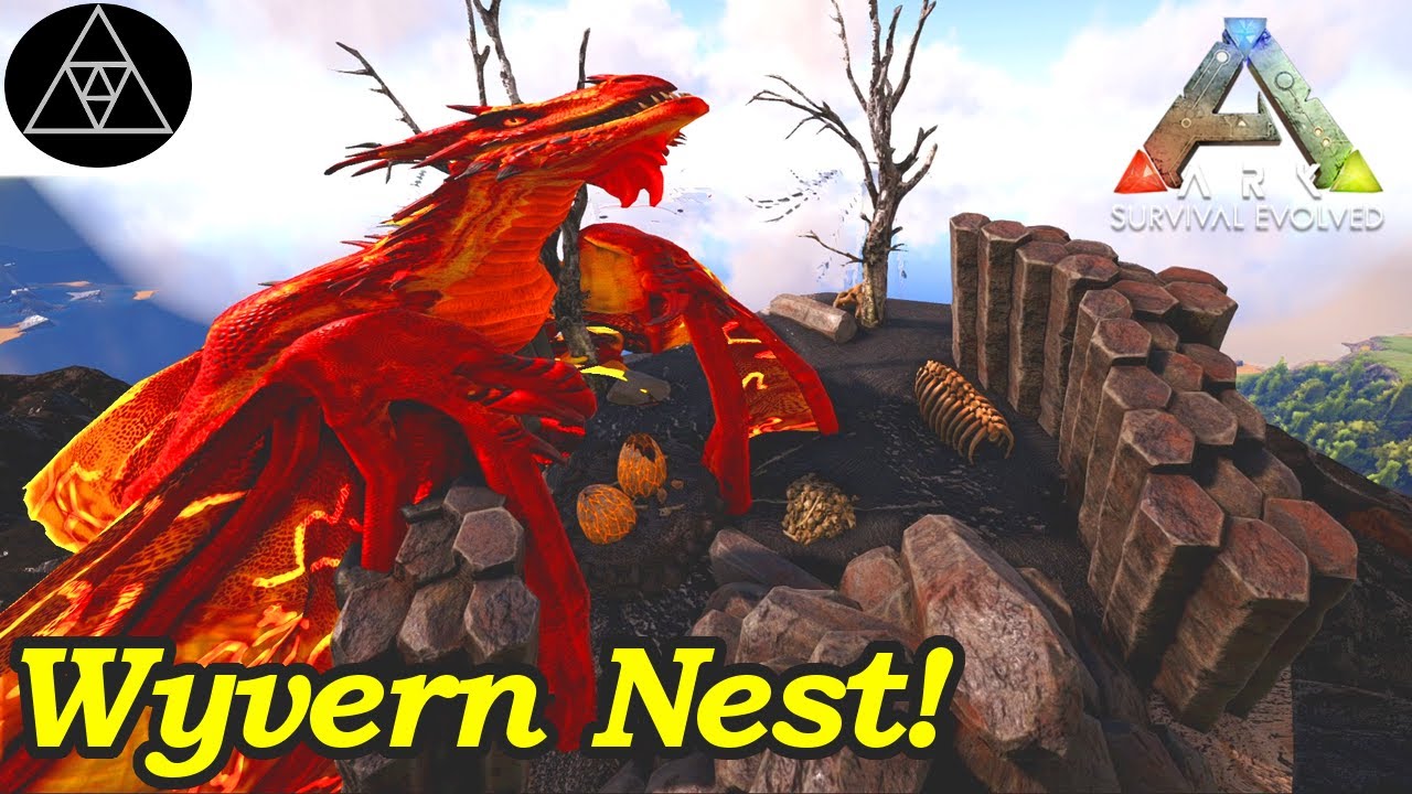 ARK Play as Dino #09 Wyvern Nest & Höhle! Wir bekommen Nachwuchs! - YouTube