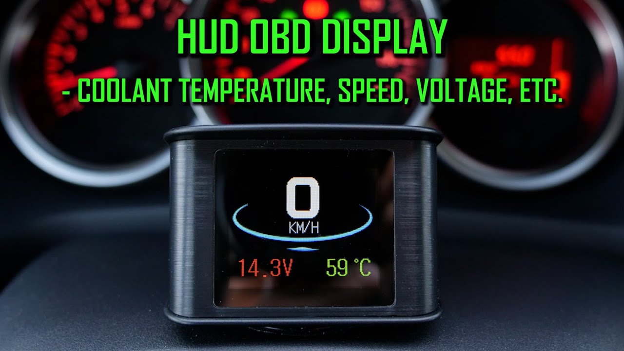 Install HUD (Head Up Display) Multi function screen OBD P10 Dacia Logan ...