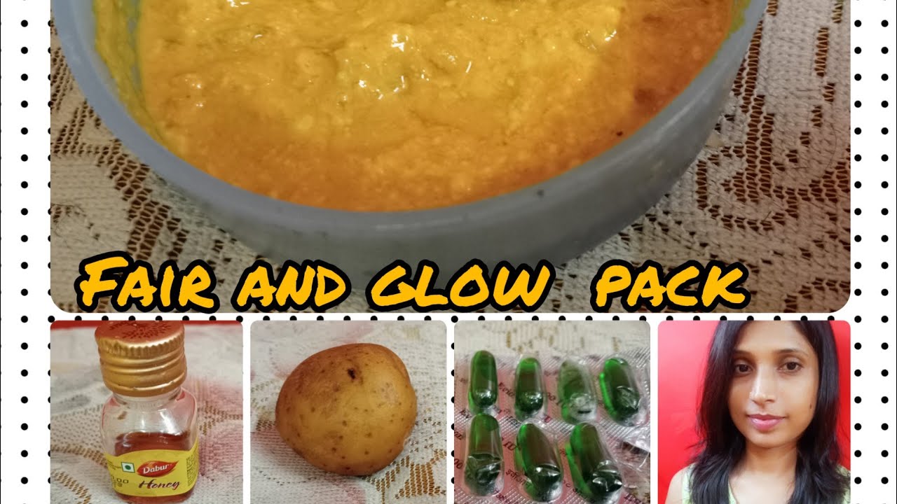 Fair & Glow face pack - YouTube