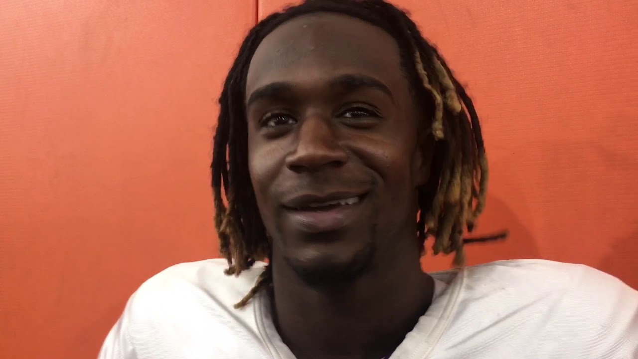 Denzel Johnson after final day of fall camp (Pt. 2) - YouTube