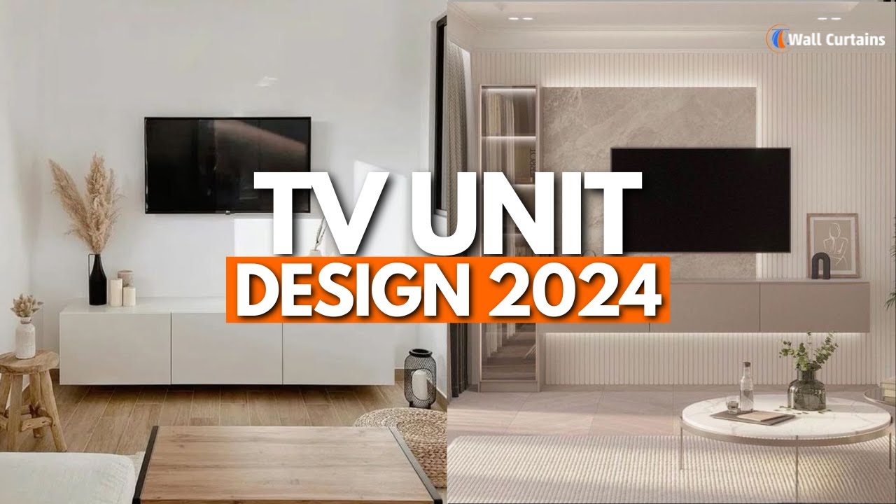 TV Unit Designs 2024 | LCD Panel New Design | TV Cabinet Design Ideas ...