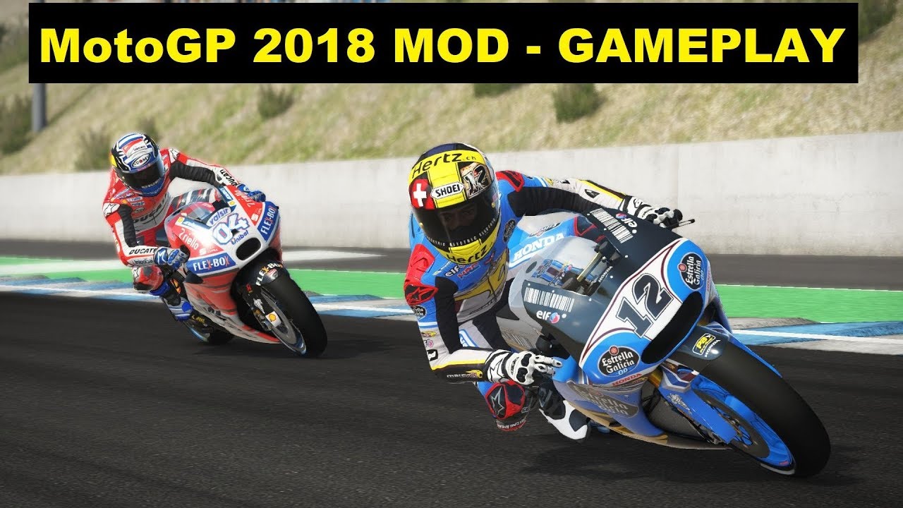 MotoGP 2018 Mod | GP JEREZ | Tom Luthi | Gameplay - YouTube