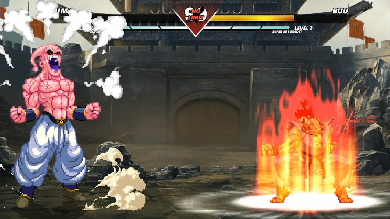 AKUMA vs BUU - High Level Awesome Fight! - YouTube