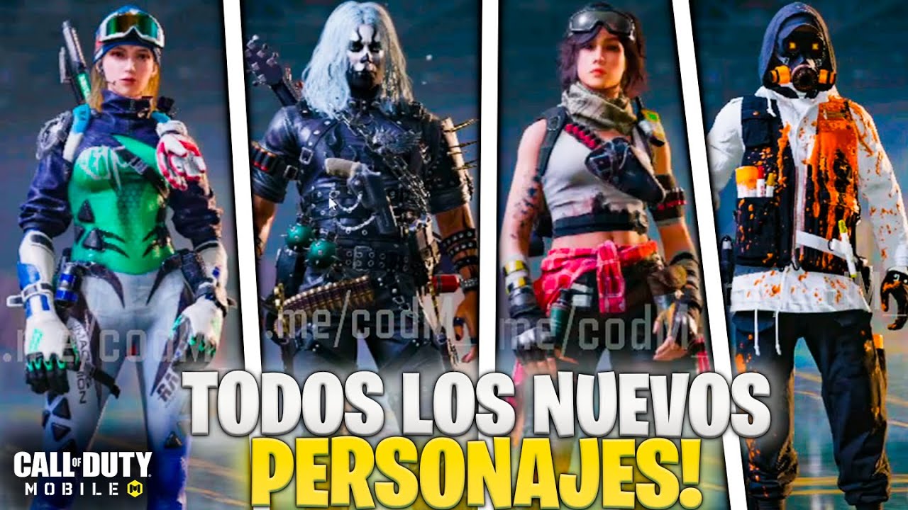 TODOS los NUEVOS PERSONAJES de la TEMPORADA 2 de COD MOBILE | NUEVA ...