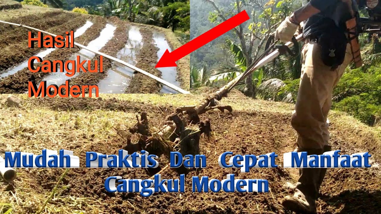 Cara Kerja Cangkul Modern Dan Manfaatnya Yang Praktis - YouTube