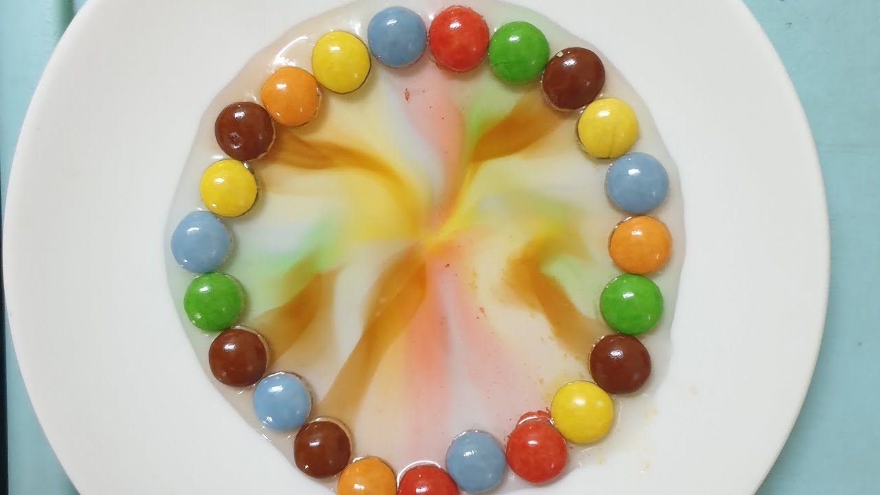 Fun Science / Percobaan Sains Sederhana Membuat Permen Pelangi dari ...