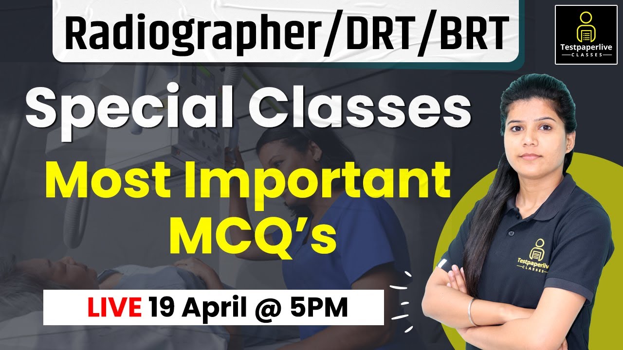Radiographer & Radiation Technologist (DRT/ BRT) Class-12 Radiographer ...