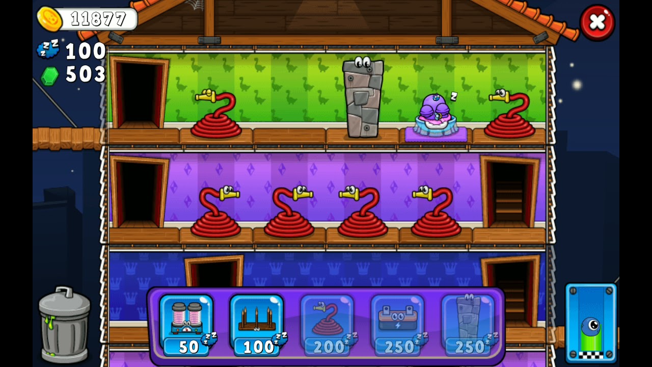 Aku bermain Moy House Defense di Moy 7 - YouTube