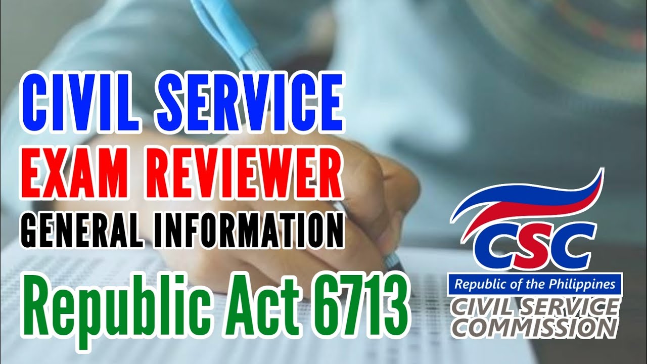 RA 6713 Sample Questions | Civil Service Exam, BCLTE Reviewer - YouTube