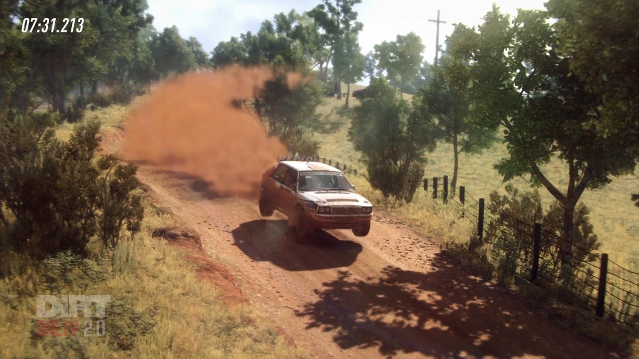 Lancia Delta Mount Kaye Pass Australia Rally in DiRT 2.0 Controller PC ...