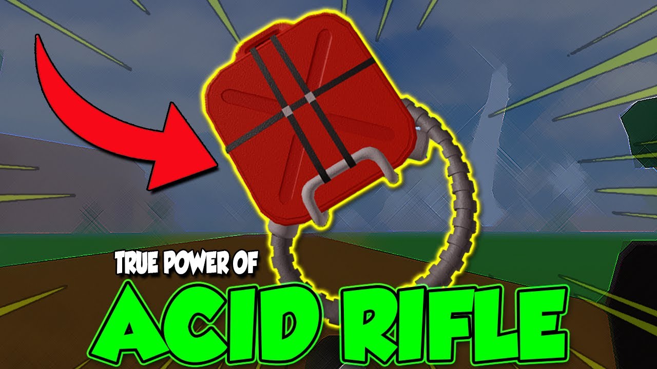 THE TRUE POWER OF MAX LEVEL ACID RIFLE GUN! | BLOXFRUITS | ROBLOX - YouTube