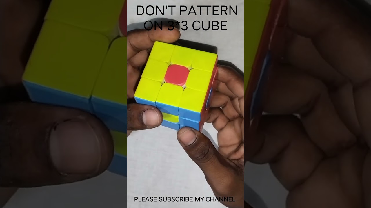 3*3CUBE DOT PATTERN.,%SIMPLE AND SORT TRICKS ON 3*3CUBE - YouTube