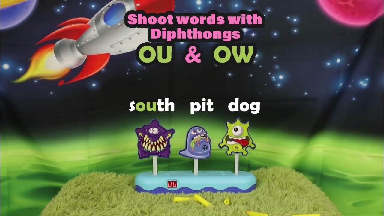 Space Alien KO Game OU OW Diphthongs - YouTube