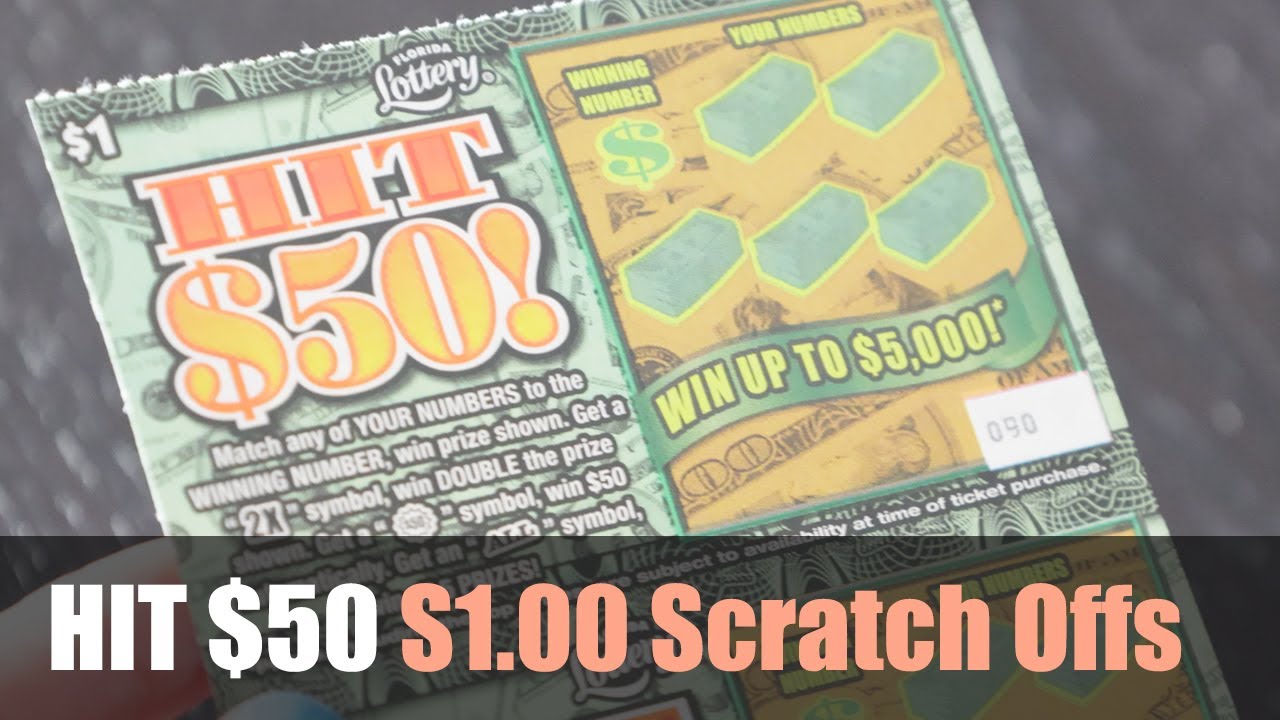 $1 HIT $50 Florida Scratch Off Tickets - YouTube