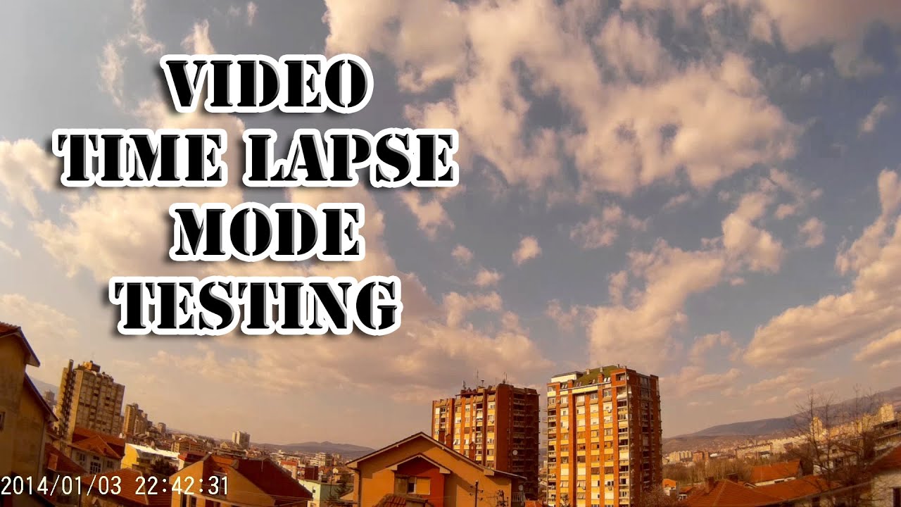 SJ4000 WiFi Video Time Lapse Sample Footage Test - YouTube