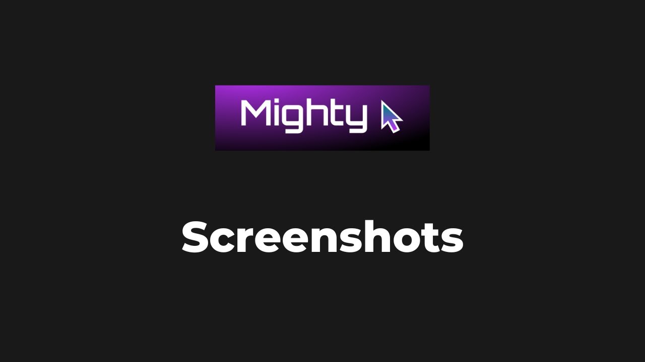 Mighty Cursor - Screenshots - YouTube