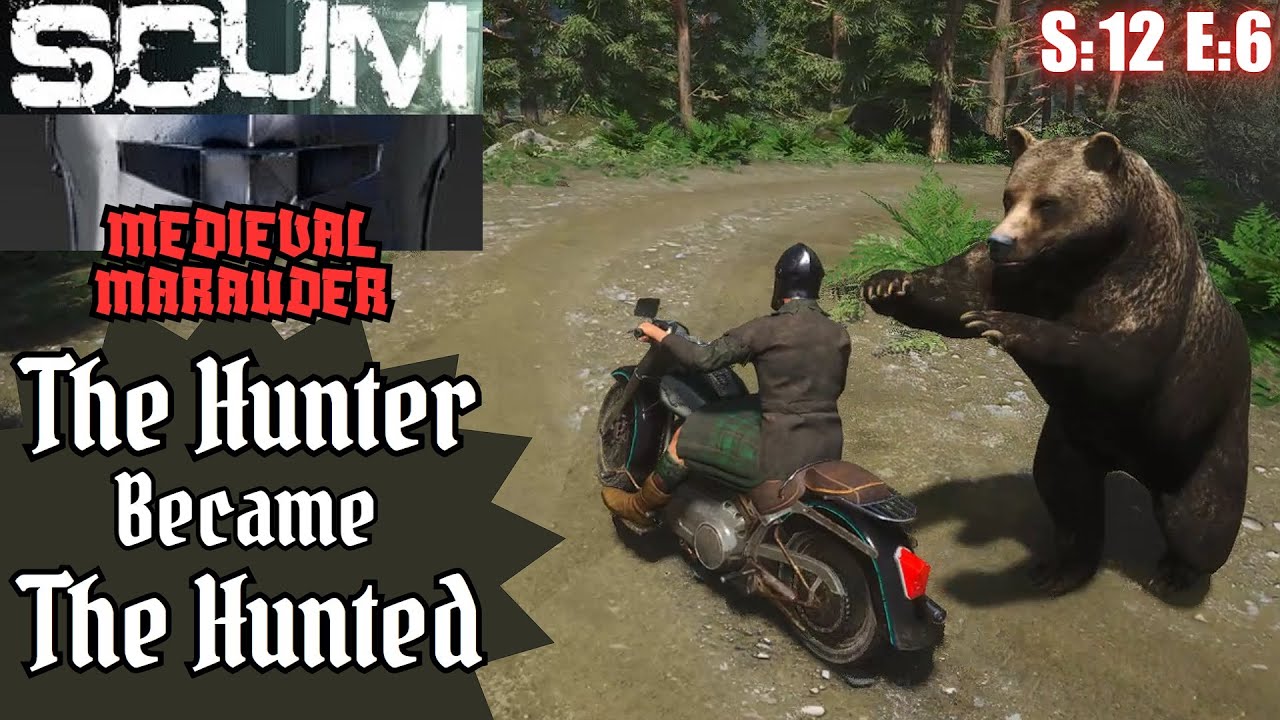 SCUM (Gameplay) S:12 E:6 - The Hunter Became The Hunted - YouTube