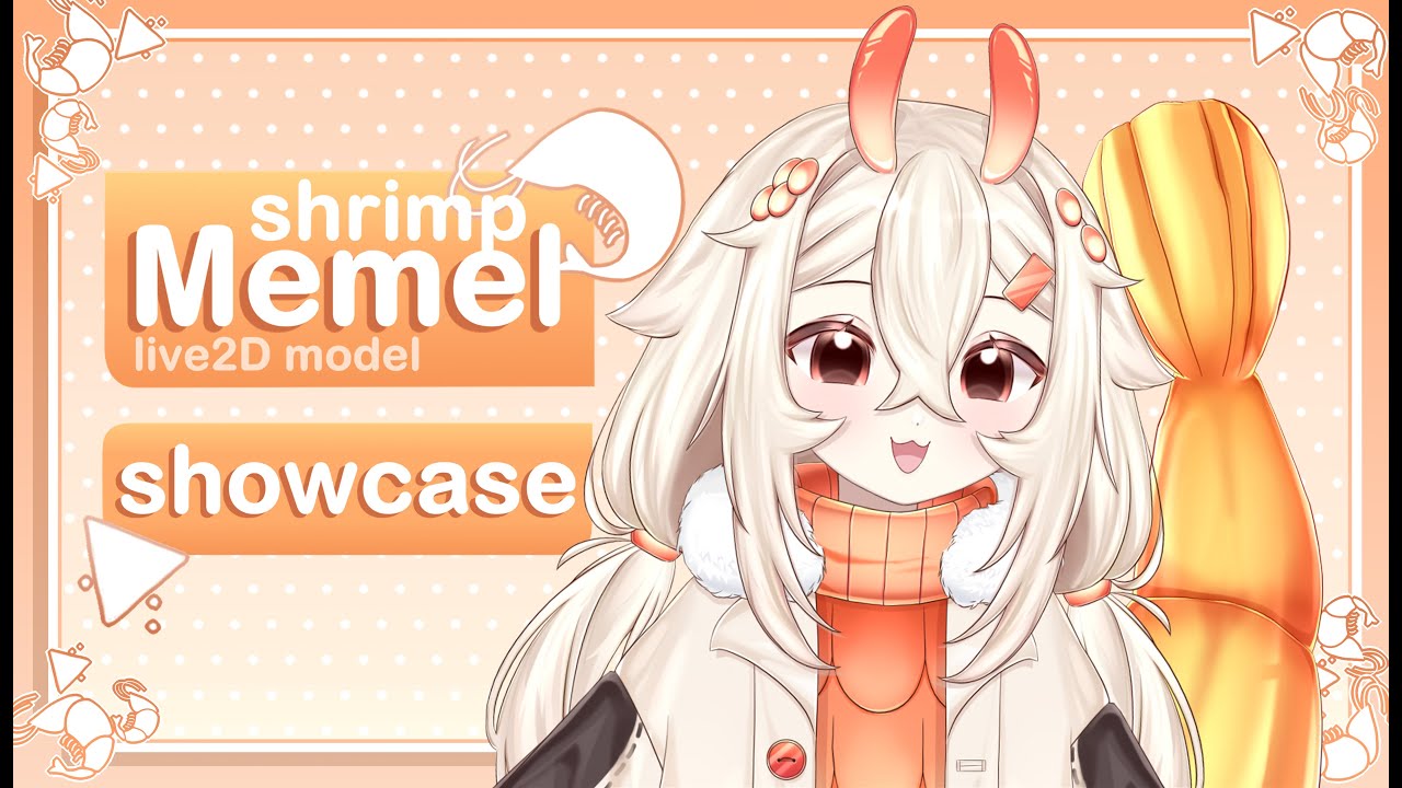 shrimp Memel🦐【 live2d vtuber showcase 】 - YouTube