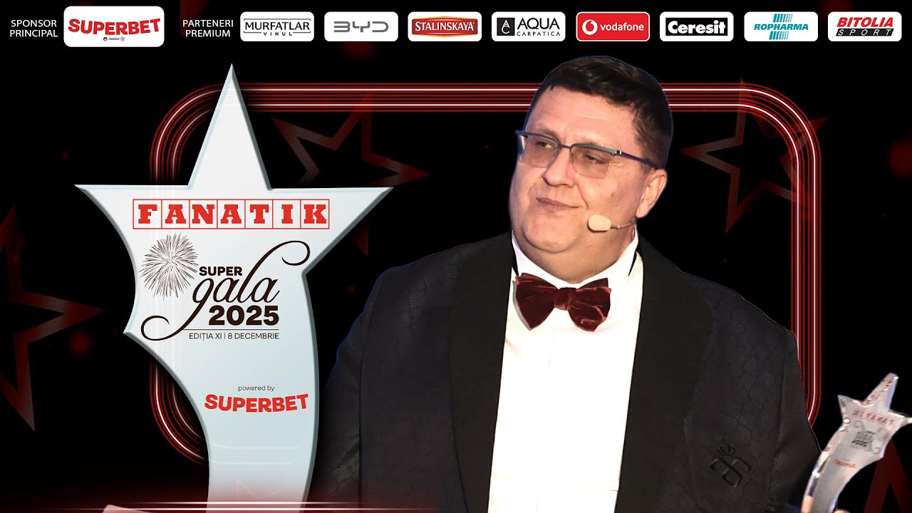 Horia Ivanovici A DECERNAT OSCARURILE SPORTULUI ROMANESC | Super Gala ...