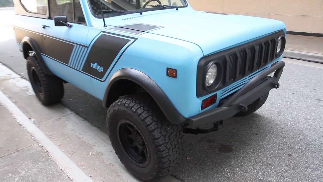 1972 International Harvester Scout II Rallye Blue for sale - YouTube