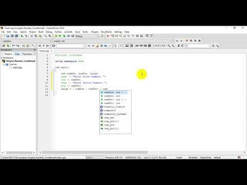 Find Largest of Two Numbers using Conditional Operator in C++ - YouTube