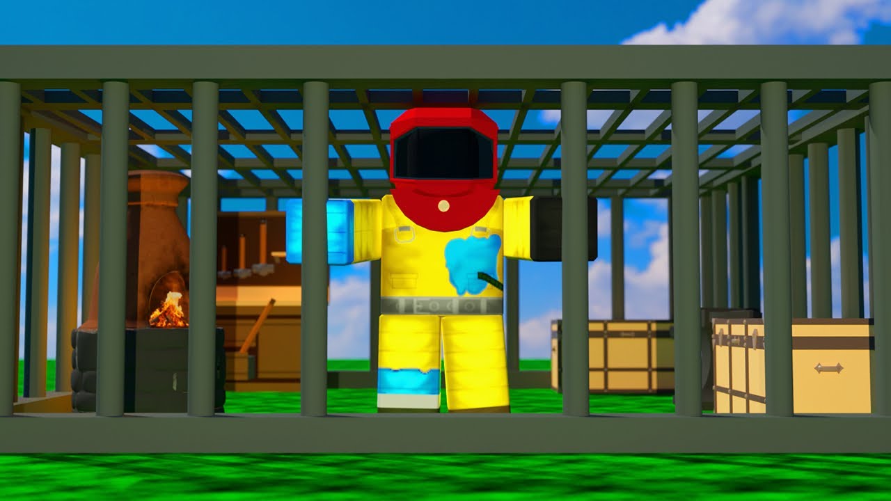 Living in a SEE THROUGH base in ROBLOX RUST! - YouTube