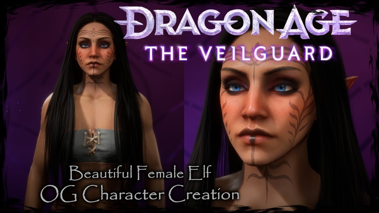 DRAGON AGE: THE VEILGUARD || Beautiful Elf [Original Character #21 ...