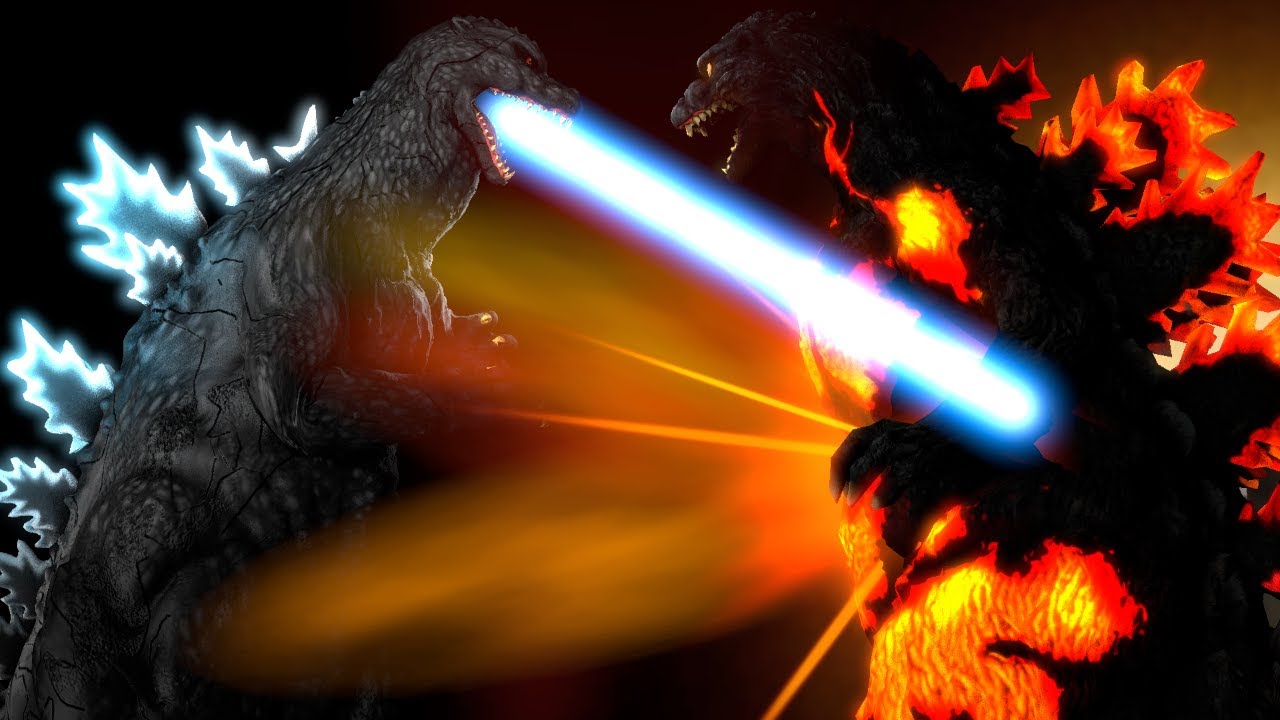 Godzilla Final Wars vs Heisei Godzilla | EPIC BATTLE (part 2) [SFM ...