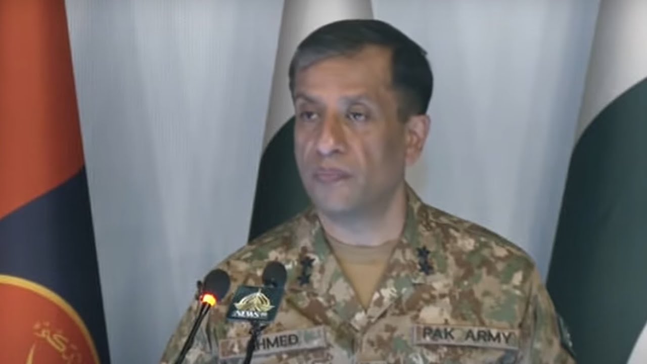 DG ISPR addresses a press conference - YouTube