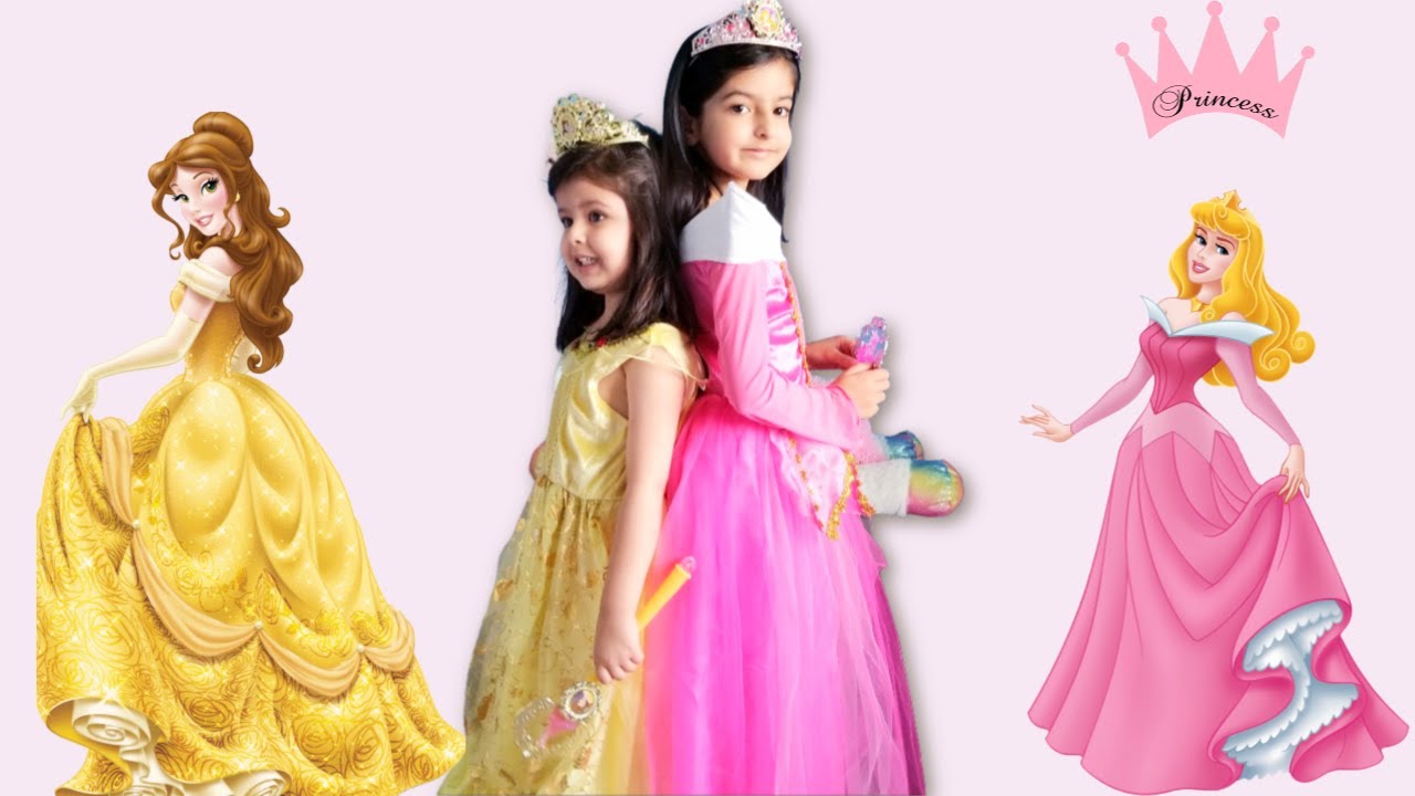 Cookie kids Pretend Play DRESS UP LIKE A DISNEY PRINCESS and Kids ...